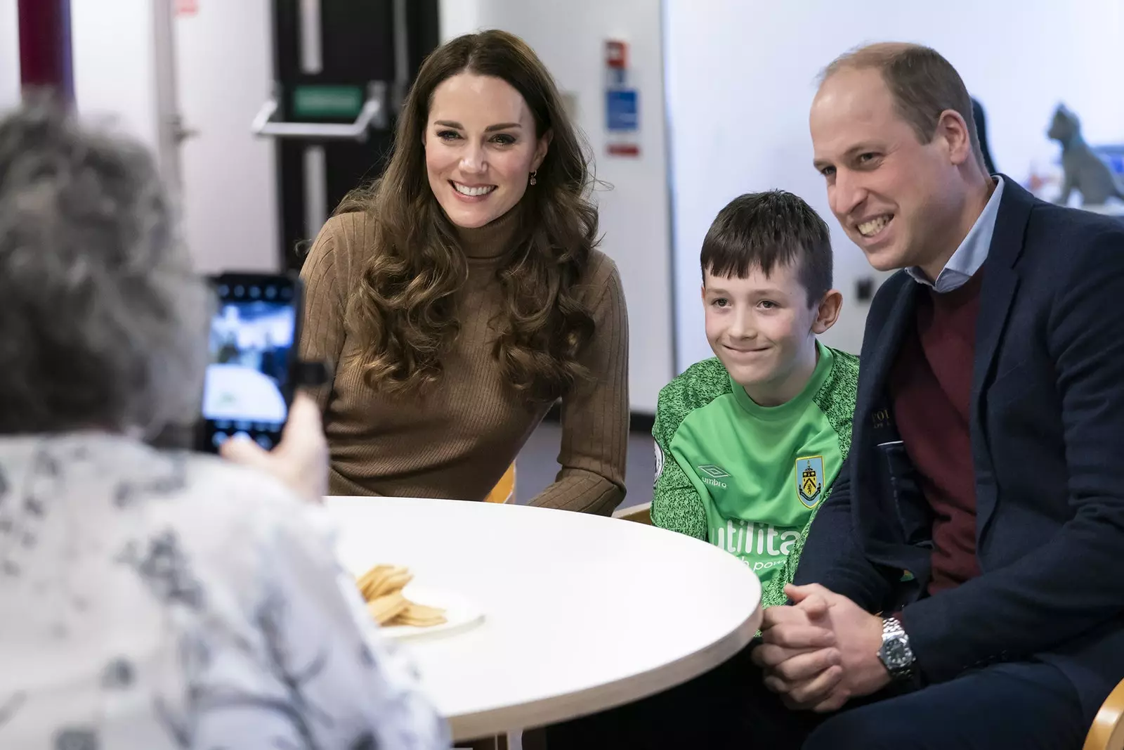 Duke dan Duchess of Cambridge dengan Deacon Glover