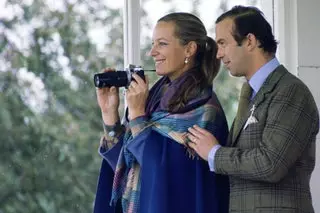 Assistindo pólo no gramado de Smith em 1979