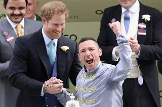 Princ Harry in Frankie Dettori