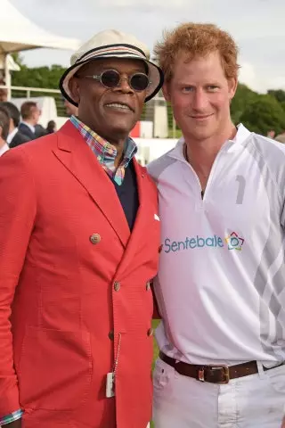 Samuel L. Jackson at Prinsipe Harry