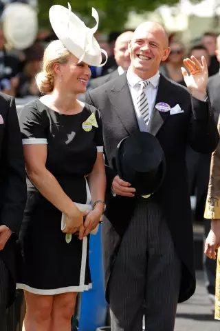 Zara Phillips at Mike Tindall