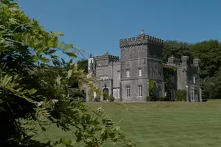 Il castello di Tullamaine a Fethard Co. Tipperary Pamela è stato descritto dal poeta John Betjemen e che è stato per un certo periodo in...