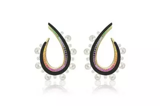 Pavona crescent earrings 3574 sorellinanyc.com