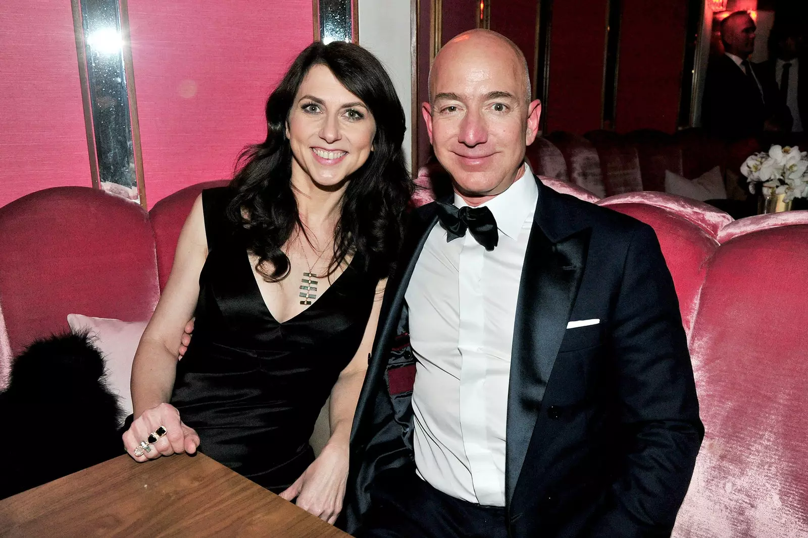 Mackenzie Scott og Jeff Bezos árið 2017