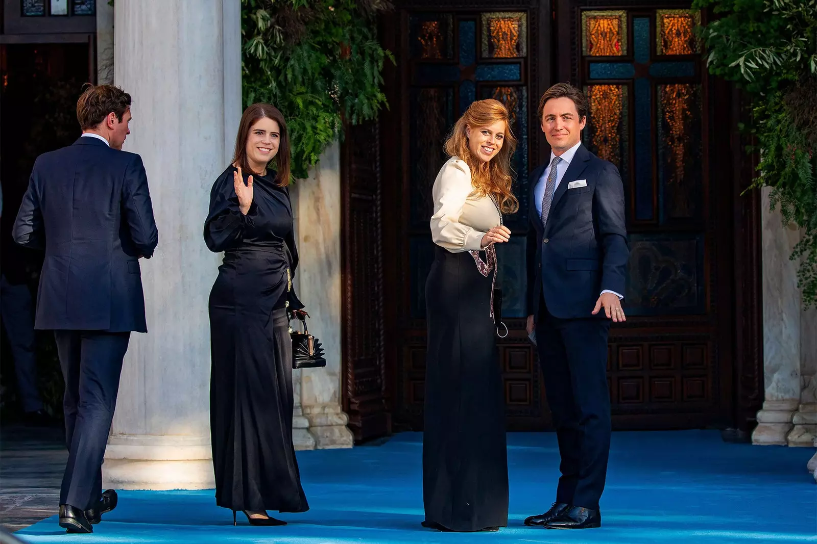 Jack Brooksbank Prinses Eugenie Prinses Beatrice en Edoardo Mapelli Mozzi