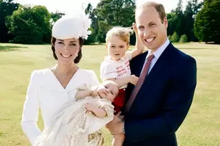 Cambridgeko dukesa Charlotte Prince George printzesa eta Cambridgeko dukea