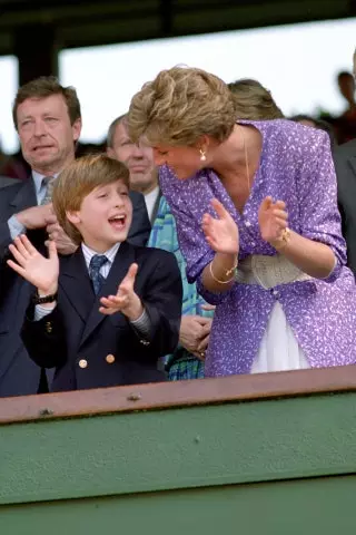 Prince William ug ang Princess of Wales 1991