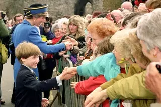 Prince William ug ang Princess of Wales 1991