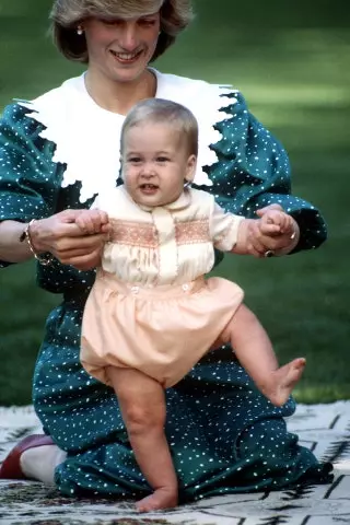 Prinsessen av Wales og prins William 1983