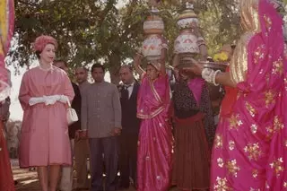 A raíña en Jaipur 1961