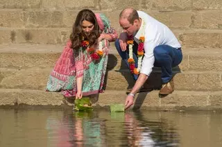 O duque de Cambridge e a duquesa de Cambridge