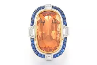 Değerli topaz ve safir kokteyl yüzük POA fredleighton.com