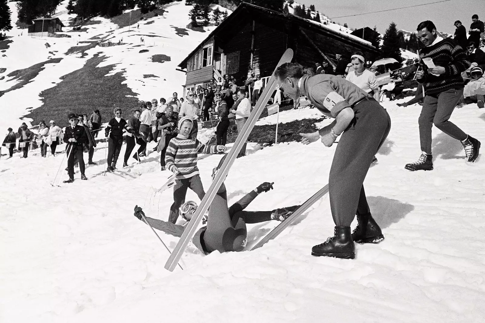 Kandahar Ski Club vzrušuje a přelévá rok 1961.