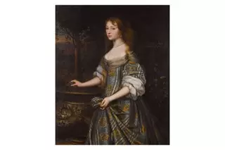 Portrét Jane Monins od Johna Michaela Wrighta 1699