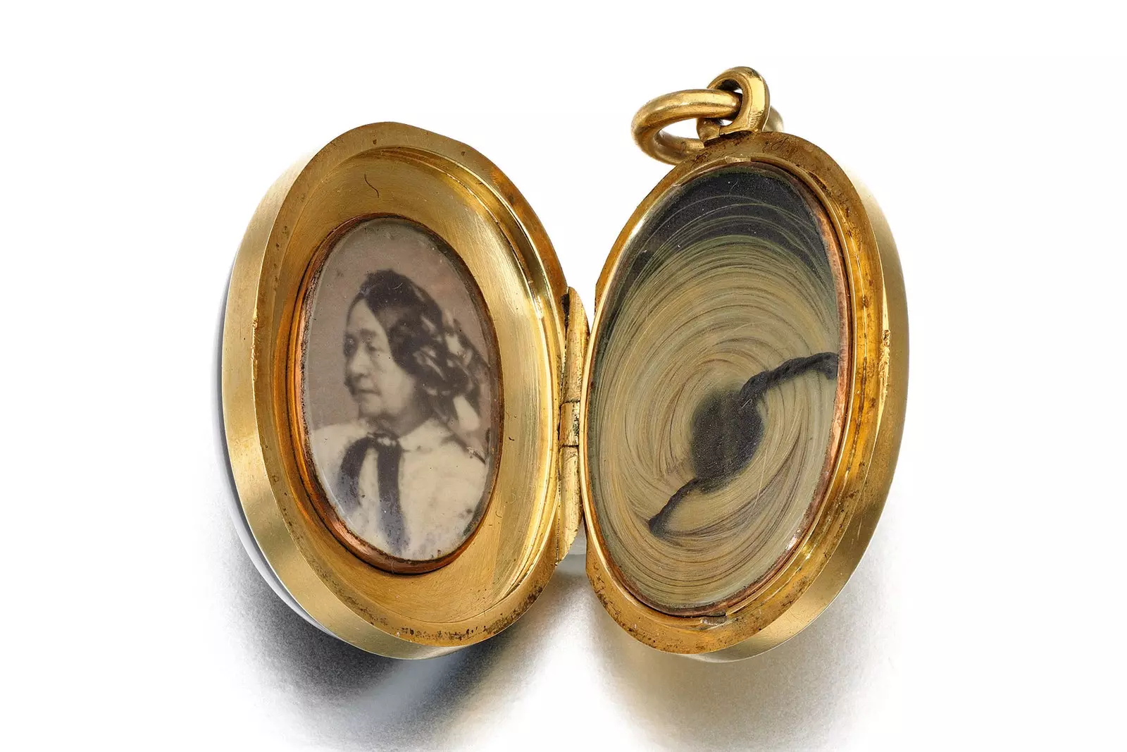 Gudaha xirmada agate banded iyo dheeman dheeman qiyaastii 1861