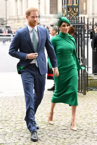 Duke dan Duchess of Sussex menghadiri Commonwealth Day Service di Westminster Abbey Maret 2020