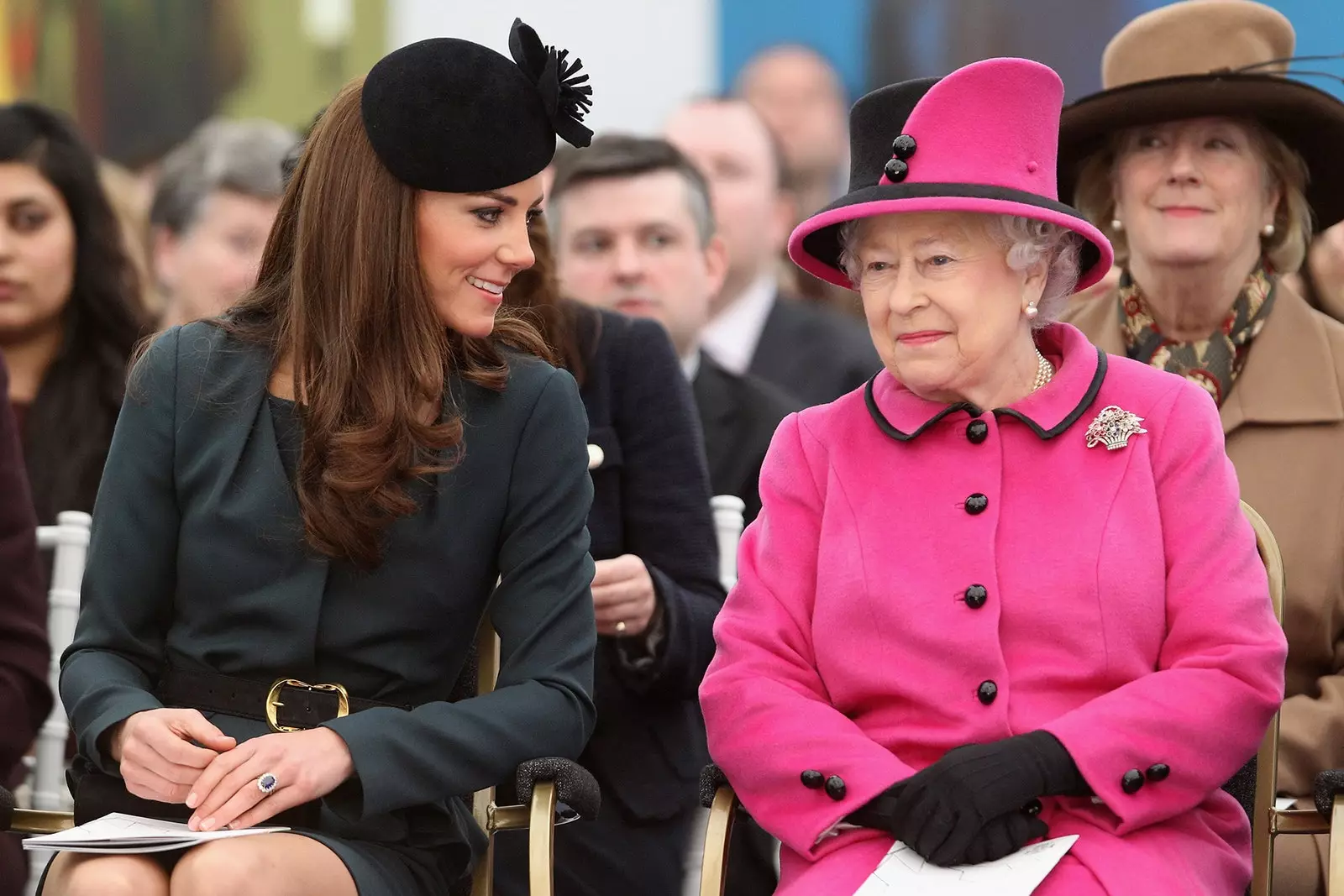 La reina i la duquessa de Cambridge 2012