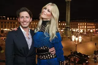 Edgardo Osorio and Claudia Schiffer