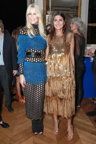 Claudia Schiffer și Giovanna Battaglia