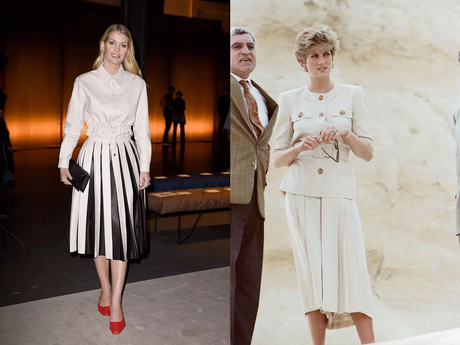 Леди Китти Спенсер Мисирде Princess Diana Tods AW20 шоусуна катышууда 1992