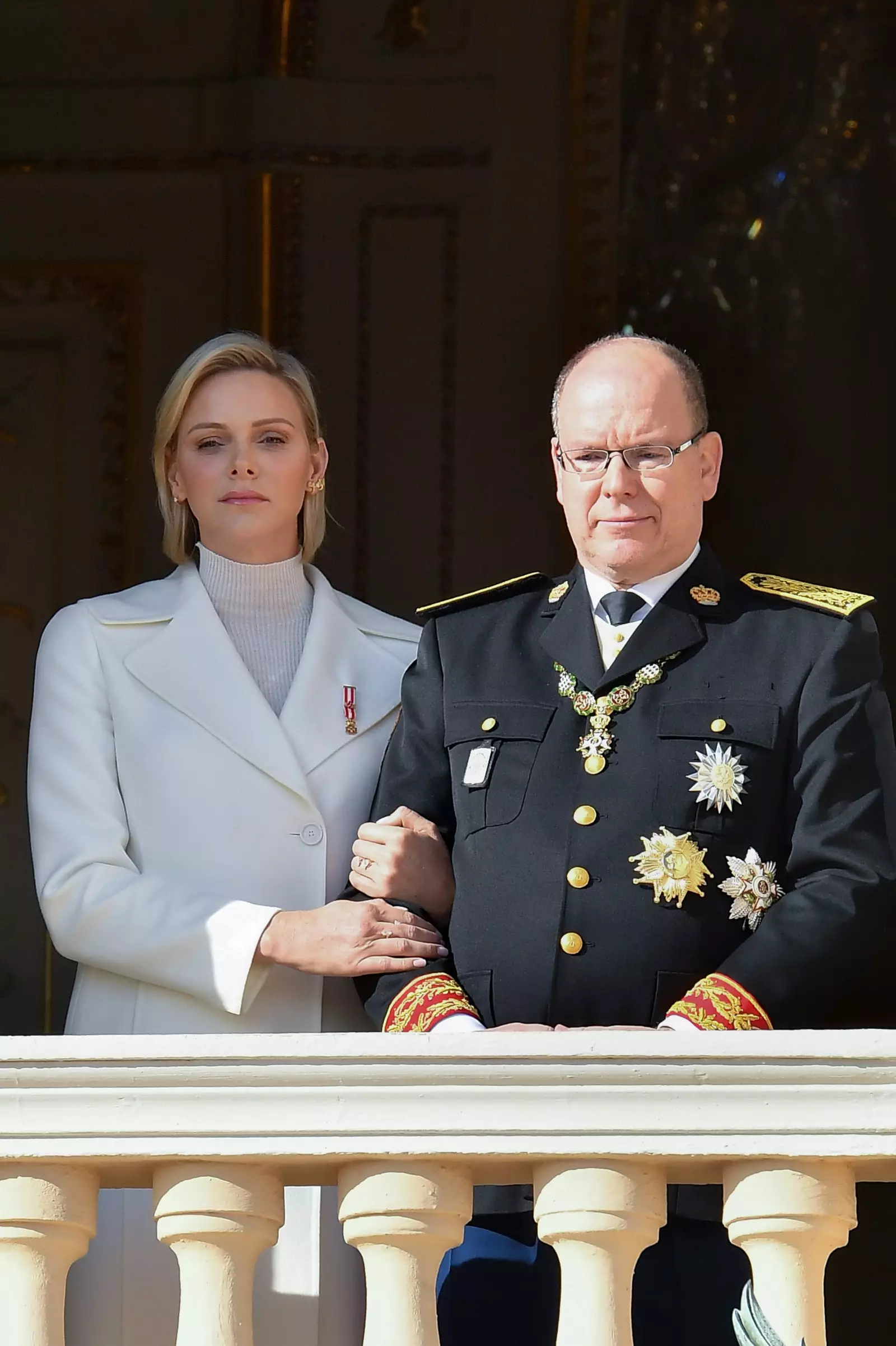 Il principe Alberto e la principessa Charlene di Monaco
