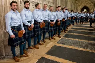 Nke a abụghị naanị ị na-enwe echiche efu ọ bụ n'ezie ndị otu egwuregwu rugby Scottish na-eyi kilts dabara adaba ...