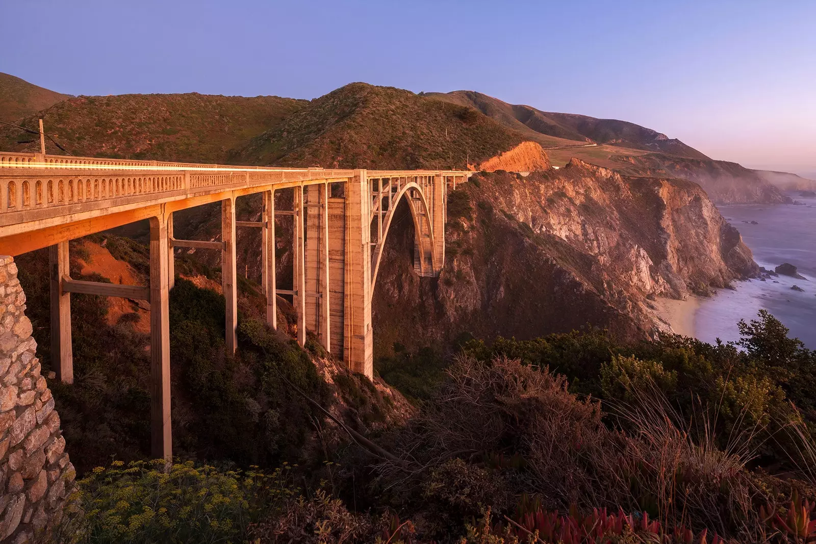 Bixby Bridge babbar hanyar Pacific Coast