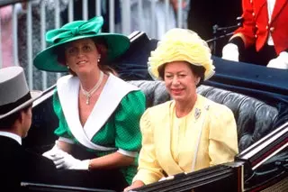 La duchesse d'York et la princesse Margaret 1987