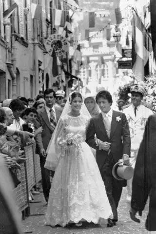 Le mariage de la princesse Caroline de Monaco et Philippe Junot 1978