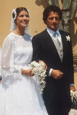 Le mariage de la princesse Caroline de Monaco et Philippe Junot 1978