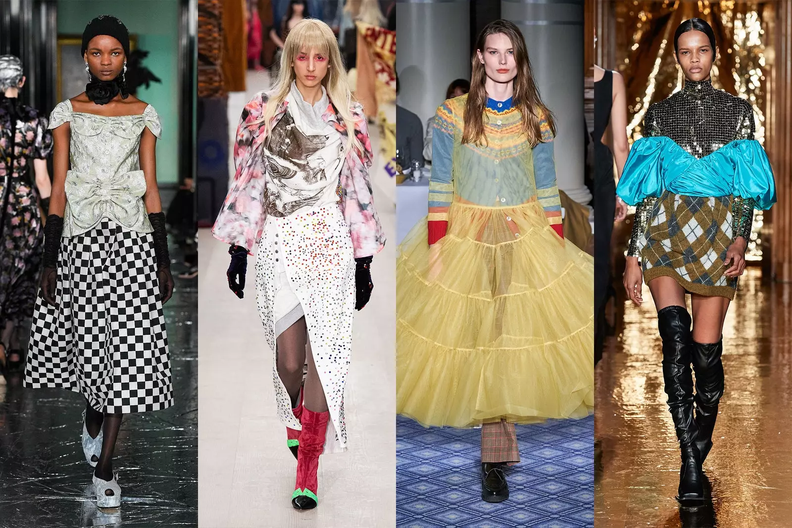 Nanguna nga mga uso gikan sa London Fashion Week AW20