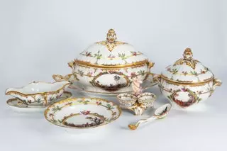 Aitema mai le Auaunaga Potemkin. Faia i le Royal Porcelain Manufactory Berlin 1778. O se meaalofa mai ia Feterika le Sili...