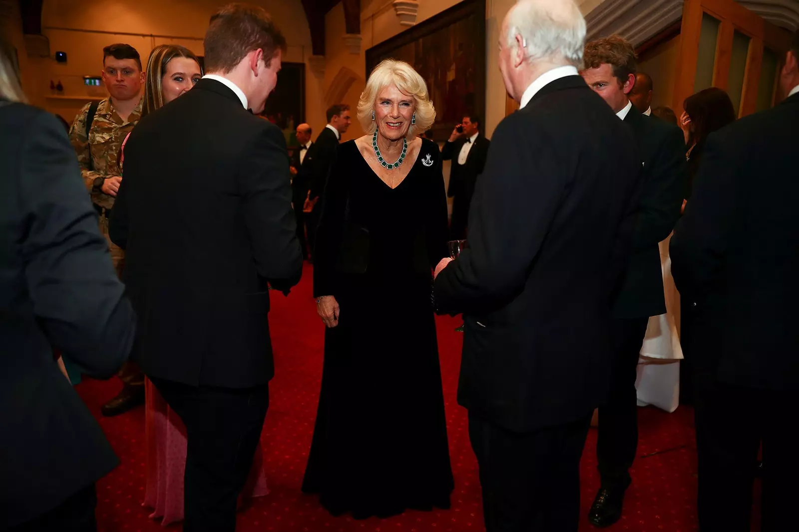 Duchess of Cornwall avugana nabashyitsi mugihe cyimyaka ibiri ya Rifles Awards