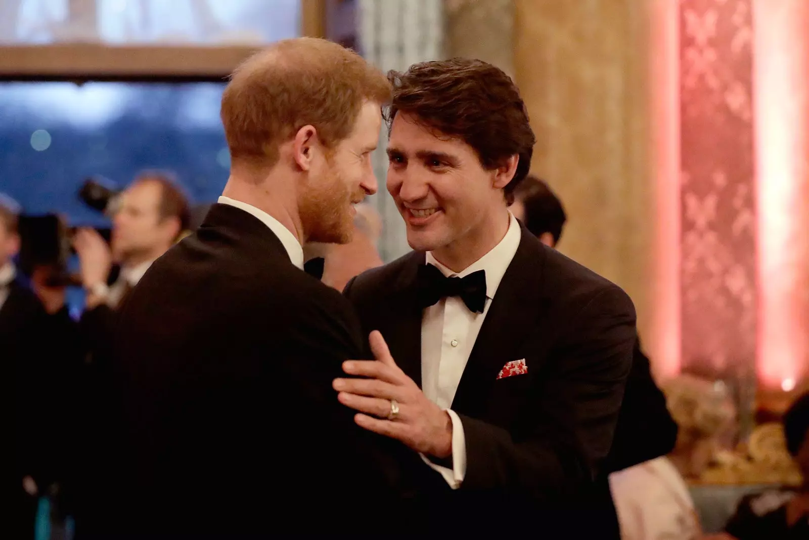 Den Herzog vu Sussex an den Justin Trudeau