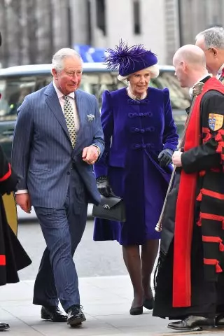 Royals komme oan foar de tsjinst fan 'e Commonwealth Day by Westminster Abbey 3790_4