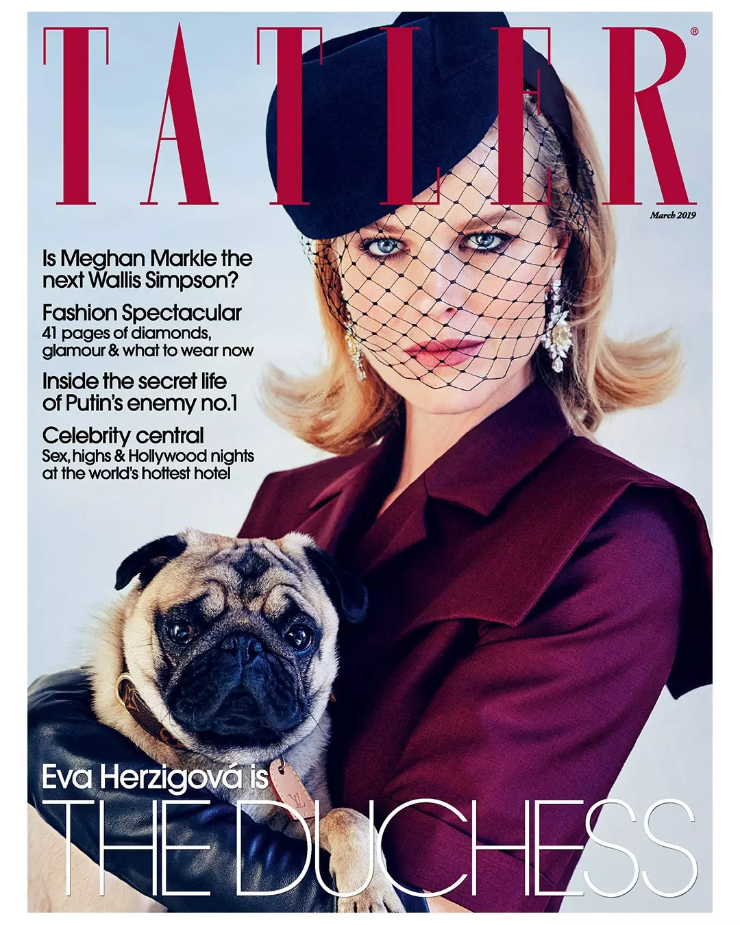 Eva Herzigova ediția martie interviu vedetă de copertă