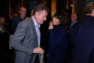 Piers Morgan kaj Claudia Winkleman