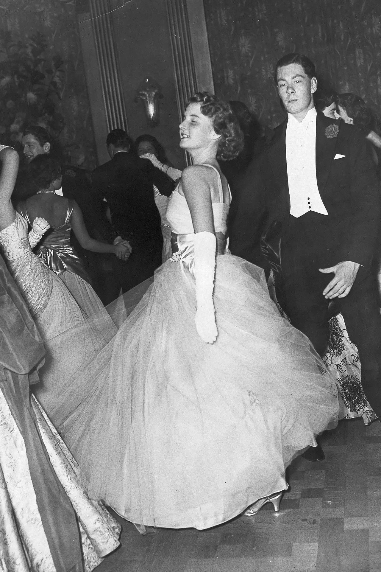 In debutantes Rock and Roll Ball by Claridges 1956