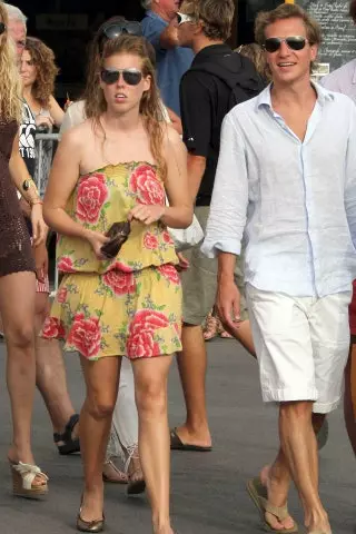 Princess Beatrice sy Dave Clark tao St Tropez 2010