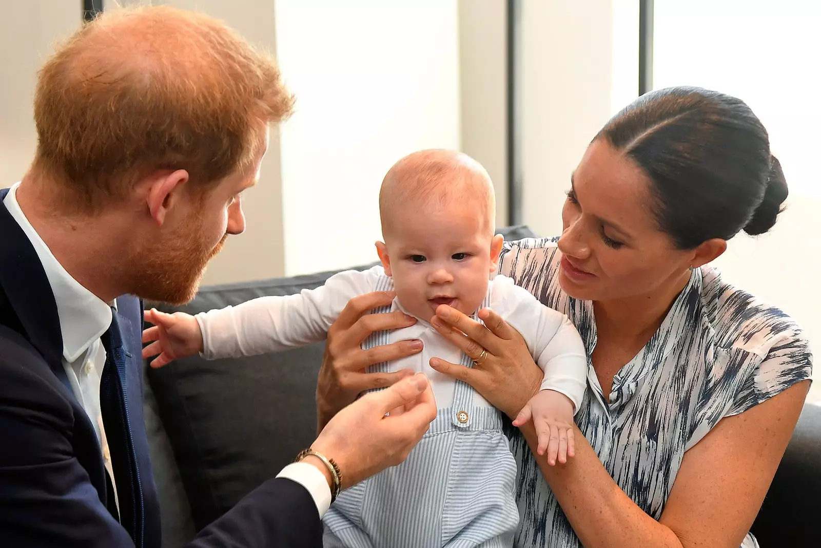 Der Herzog von Sussex Archie MountbattenWindsor und die Herzogin von Sussex