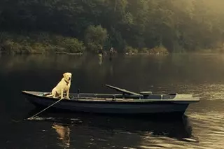 Sam Rivkin te gen li tout planifye. Yon pedal amoure sou River Tweed pou de. Men, li pa janm parèt