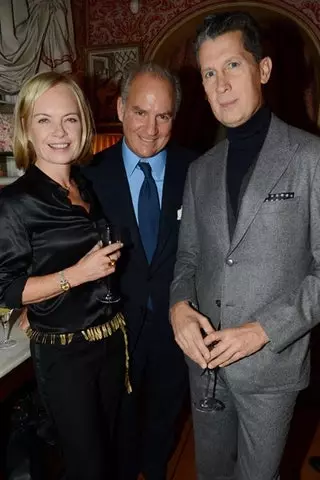 Mariella Frostrup Charles Finch și Stefano Tonchi