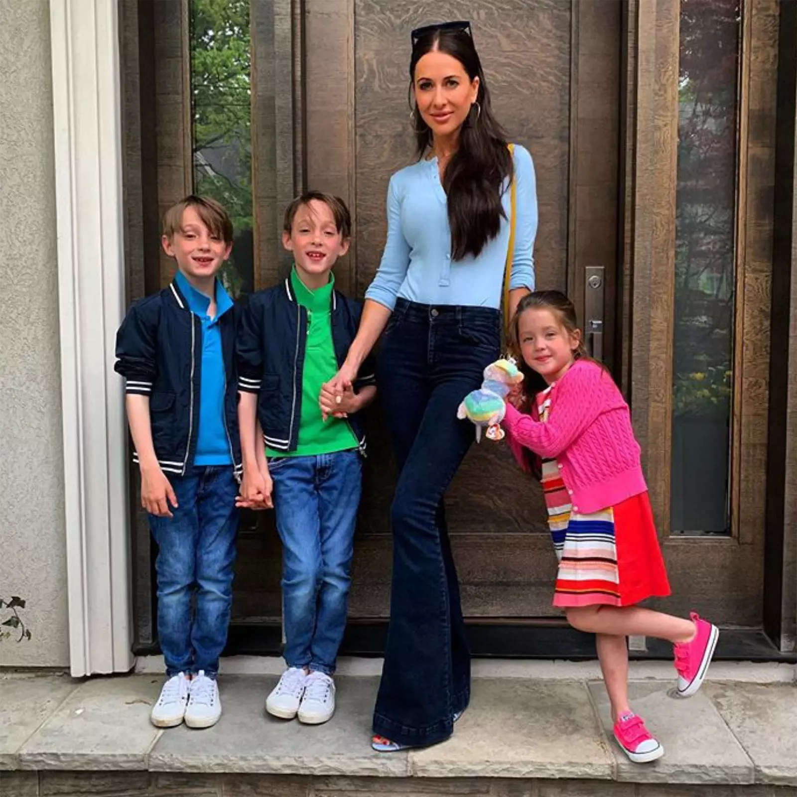 Brian John und Ivy Mulroney mit Mama Jessica