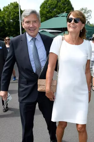 Michael Middleton dhe Carole Middleton