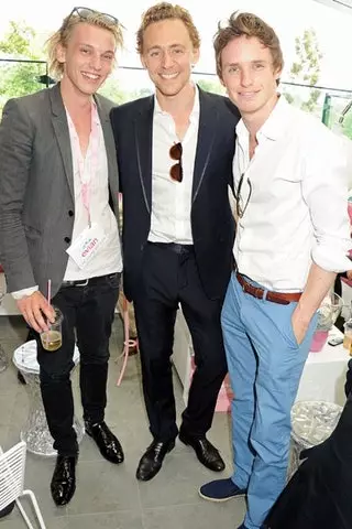 Jamie Campbell Bower Tom Hiddleston și Eddie Redmayne 2012