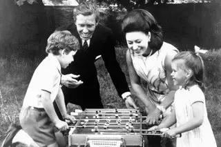 Viscount Linley Earl of Snowdon Princess Margaret and Lady Sarah ArmstrongJones 1969