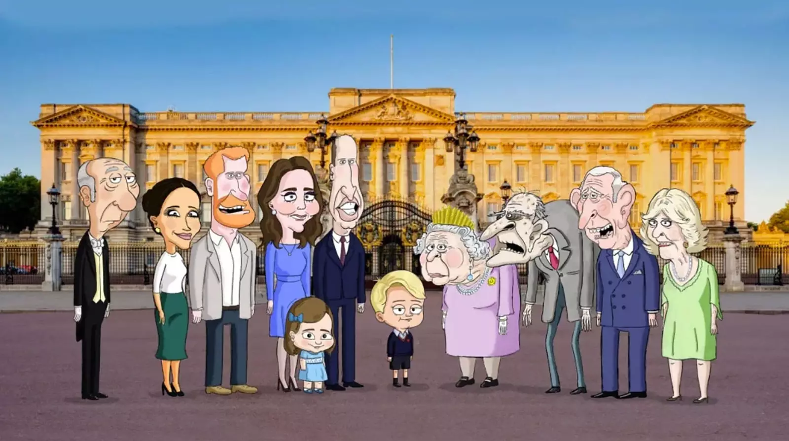 Primer vistazo a la serie de dibujos animados de parodia del Príncipe George de Gary Janetti