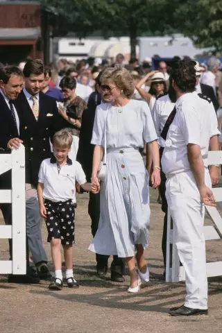 Princezná Diana a princ William 1989