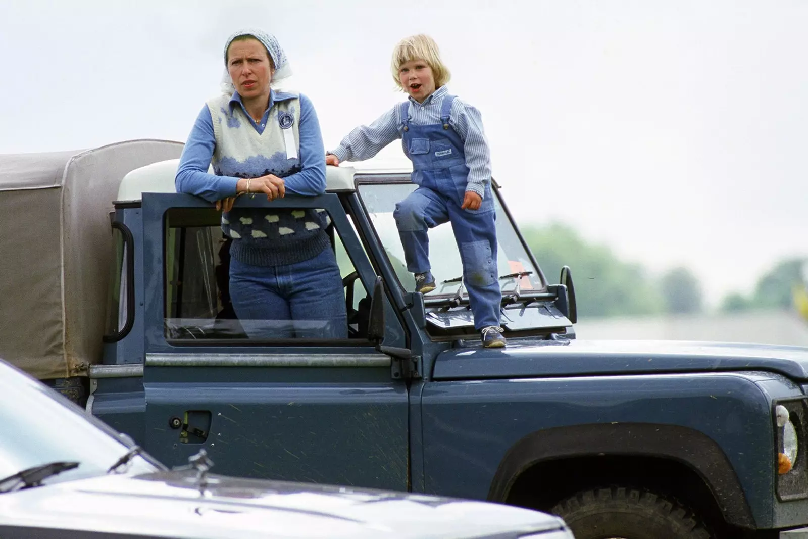 The Princess Royal og Zara Phillips á Windsor Horse Show 1985