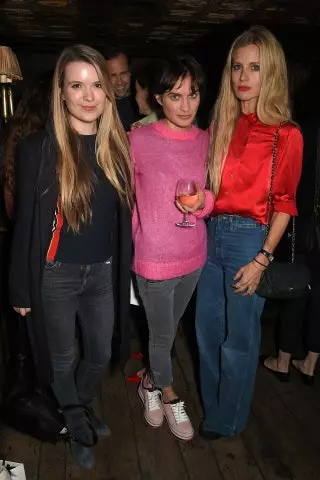 Katie Berrington Sheherazade Goldsmith en Laura Bailey